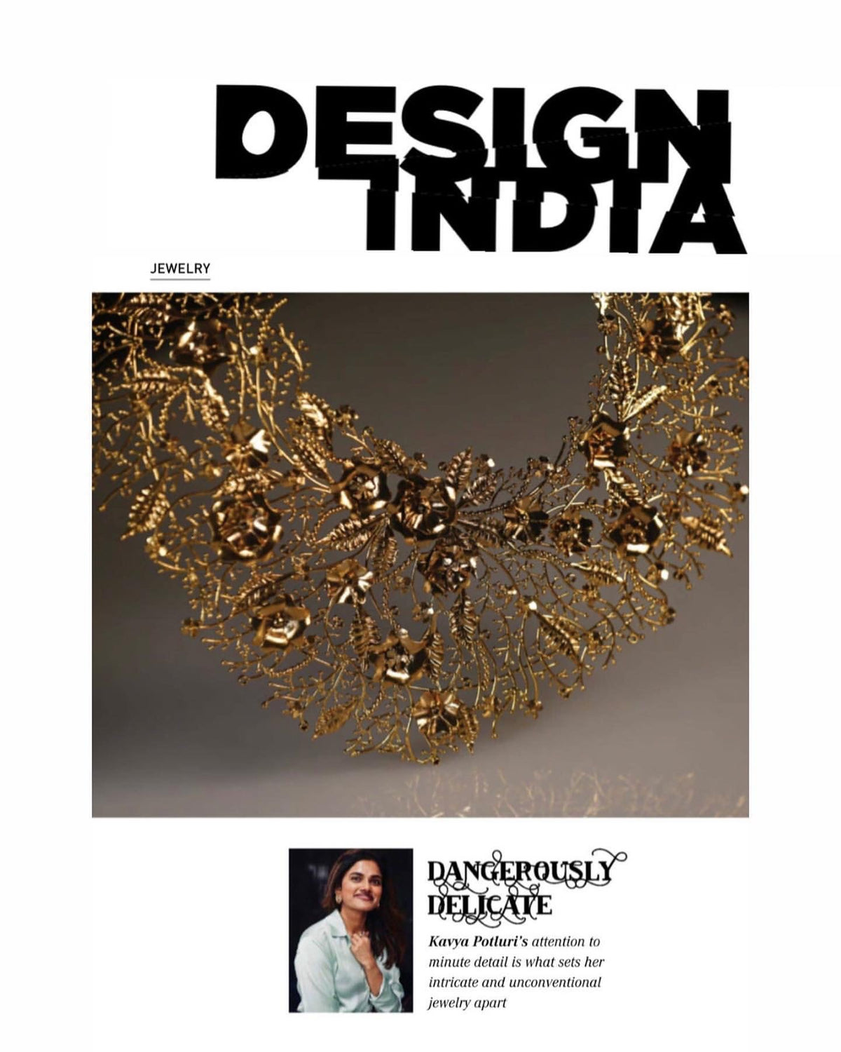 KAVYA POTLURI's Interview at DESIGN INDIA | kavyapotluri